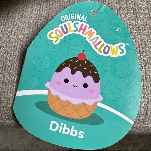 Squishmallows | Toys | 5 Dibbs The Purple Ice Cream Mystery Bag ...